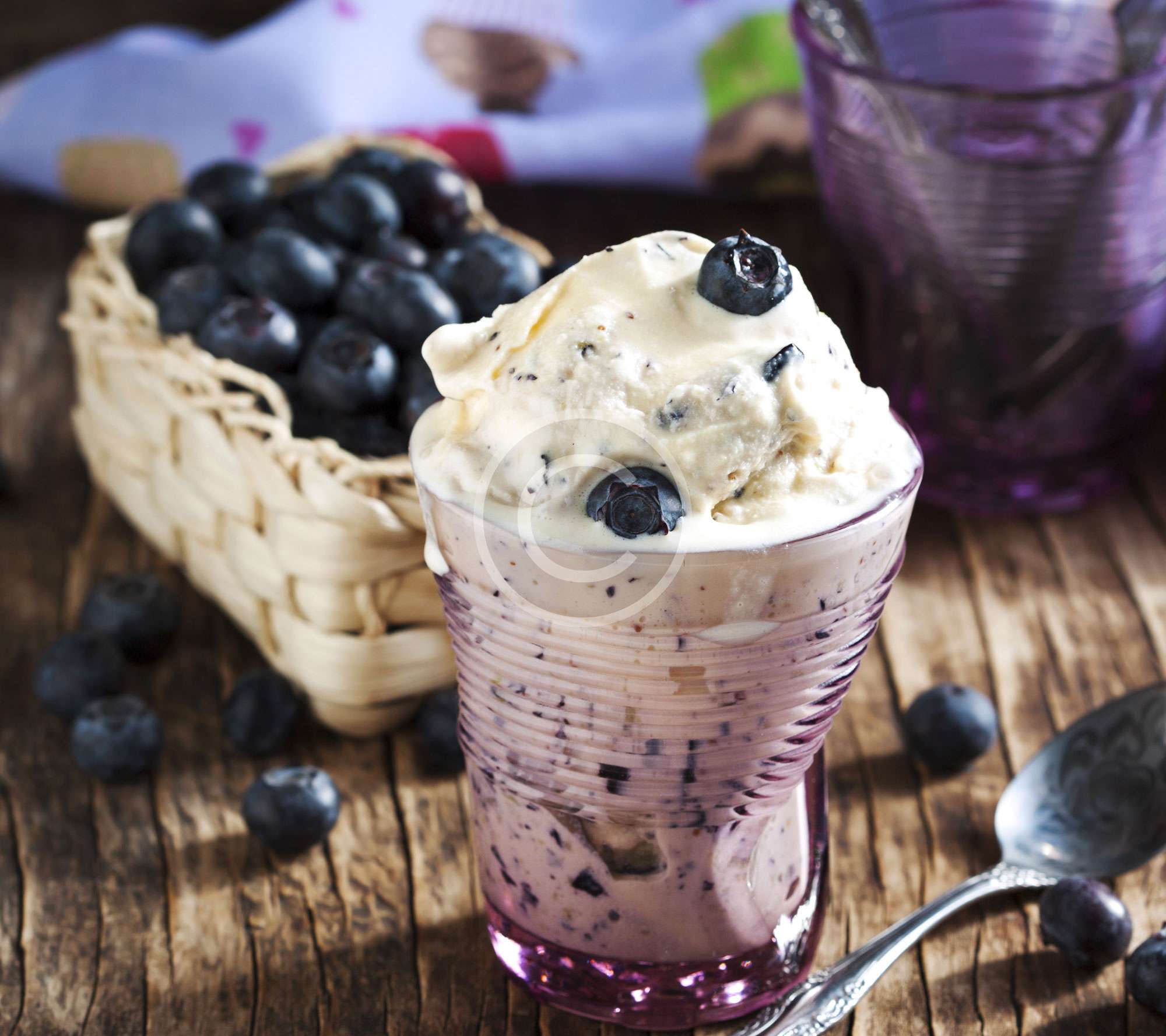 Blueberry Cream Ice - Kazal - Producator Produse Lactate Dej